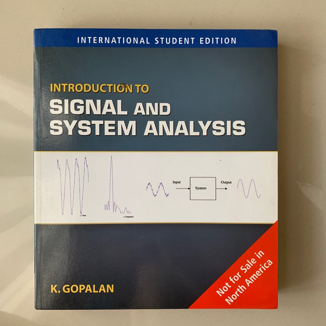 Introduction to Signal System and Analysis, Hobbies & Toys, Books ...