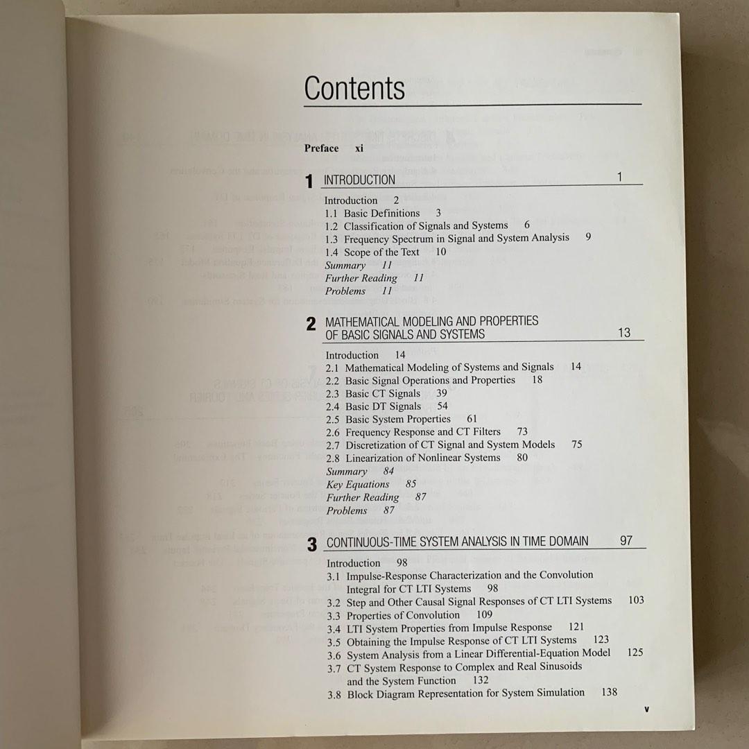 Introduction to Signal System and Analysis, Hobbies & Toys, Books ...