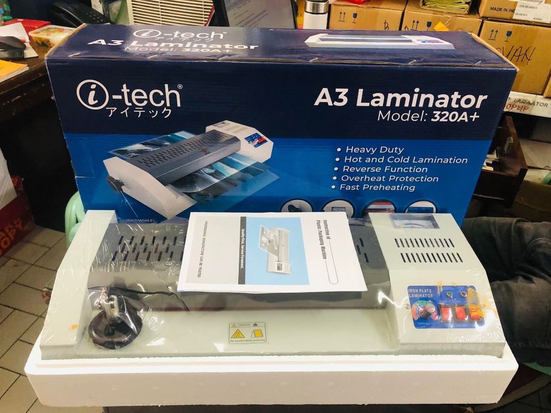 ITECH LAMINATING MACHINE A3 HEAVY DUTY, Computers & Tech, Printers ...
