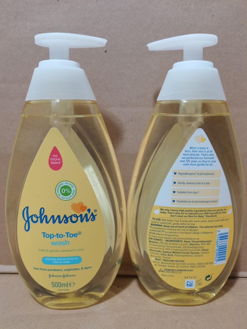 Johnson's Top to Toe Wash 500ML, Babies & Kids, Bathing & Changing ...