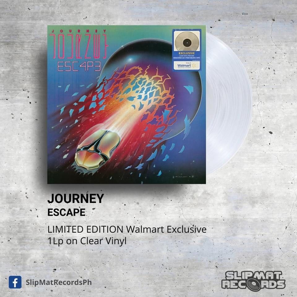 Journey - Escape [Limited Edition Walmart Exclusive on Clear Vinyl ...