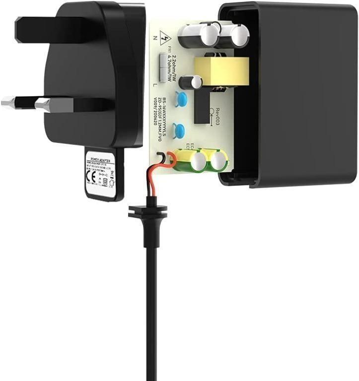 K20 9V 2A Power Supply, AC 100-240V to DC 9V Power Adapter with 4 Plugs ...