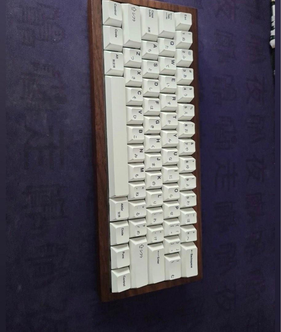 KBD fans wood Tofu60 , thocky custom keyboard, Computers & Tech, Parts ...