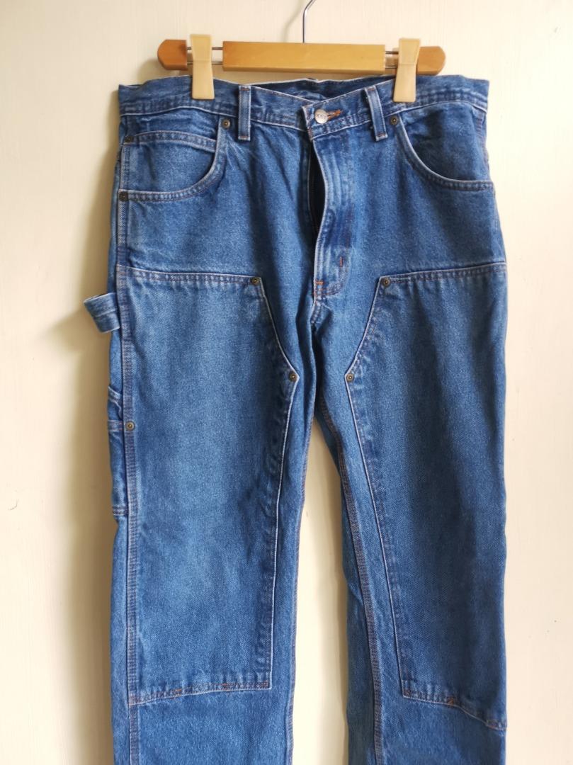 Key workwear double knee pants, Men's Fashion, Bottoms, Jeans on Carousell