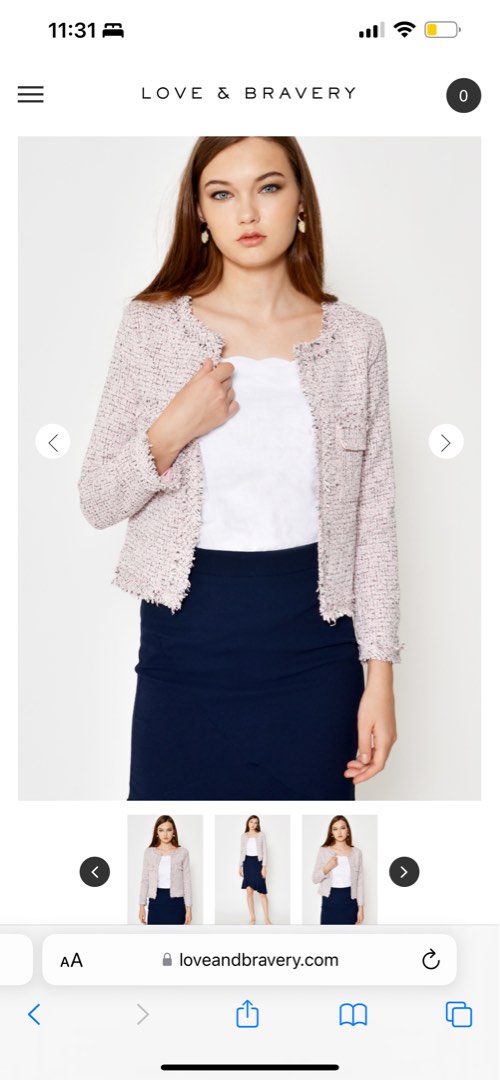 LAB COCO TWEED JACKET XS, Women's Fashion, Coats, Jackets and Outerwear on Carousell