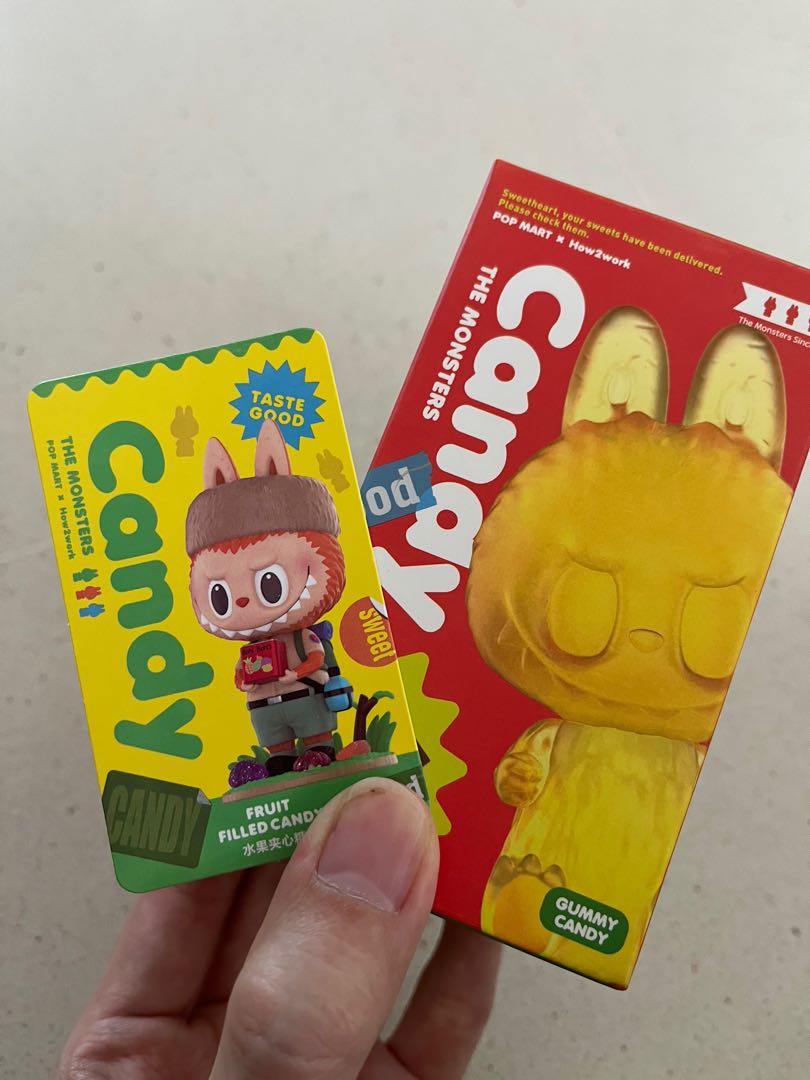 Labubu Candy Fruit Filled Candy - Popmart, Hobbies & Toys, Toys & Games ...