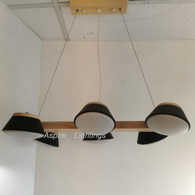 LED Pendant Light Hanging Lighting Tri Tone, Furniture & Home Living, Lighting & Fans, Lighting ...