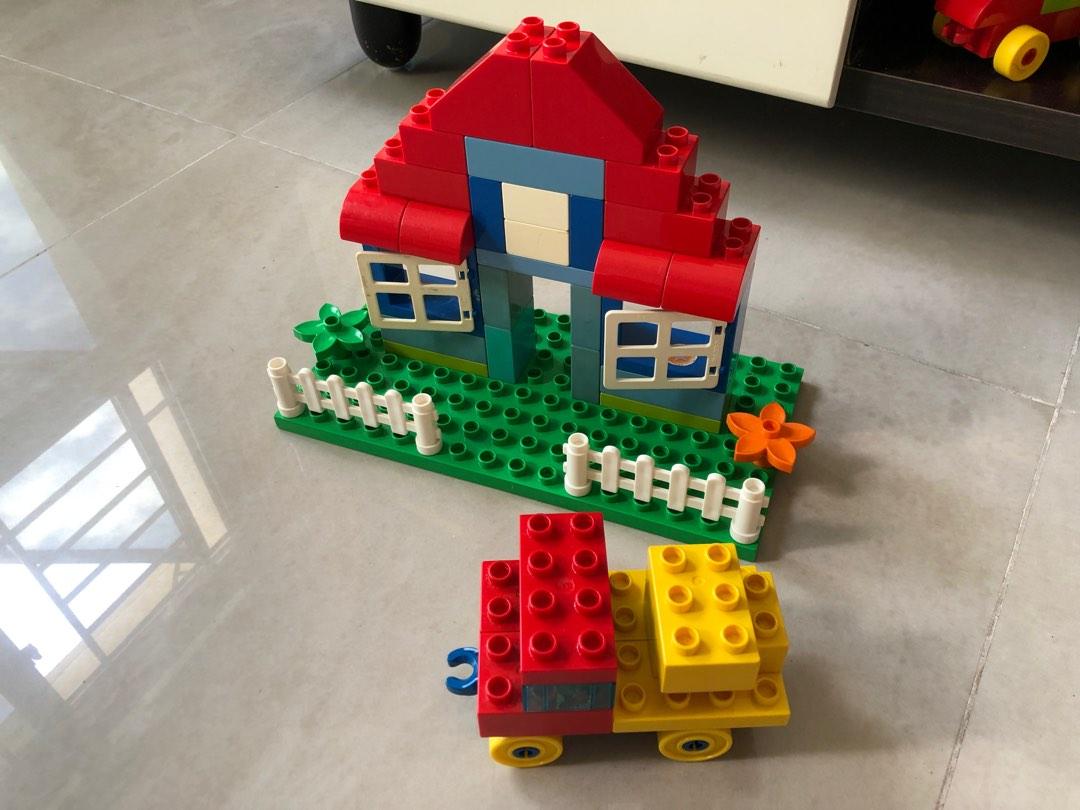 LEGO Duplo house and car, Hobbies & Toys, Toys & Games on Carousell