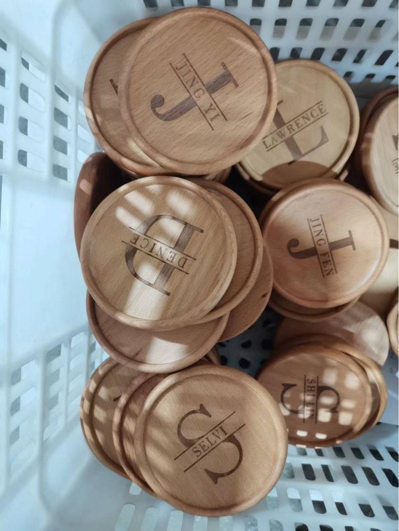 letter name custom coaster Christmas Gift, Hobbies & Toys, Stationery ...