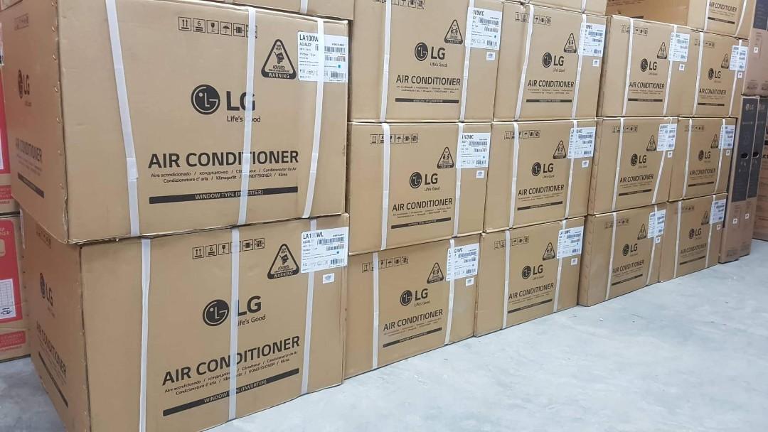 LG WINDOW TYPE AIRCON DUAL INVERTER, TV & Home Appliances, Air ...