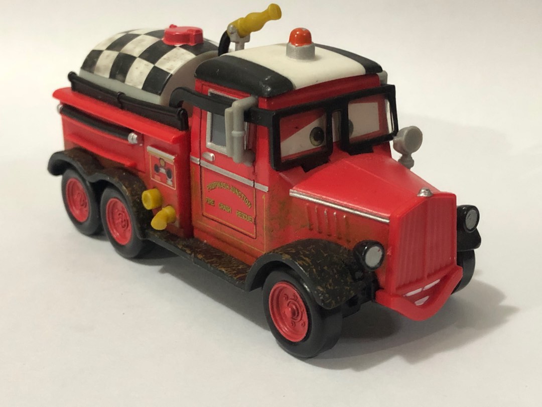 Lightning Mcqueen- Fire truck -K, Hobbies & Toys, Toys & Games on Carousell