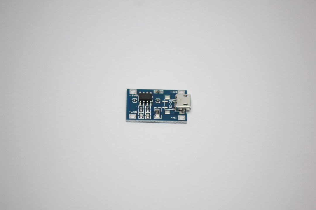LITIUM BATTERY CHARGING MODULE TP4056 MICRO FC-75, CHARGING BOARD 5V w ...