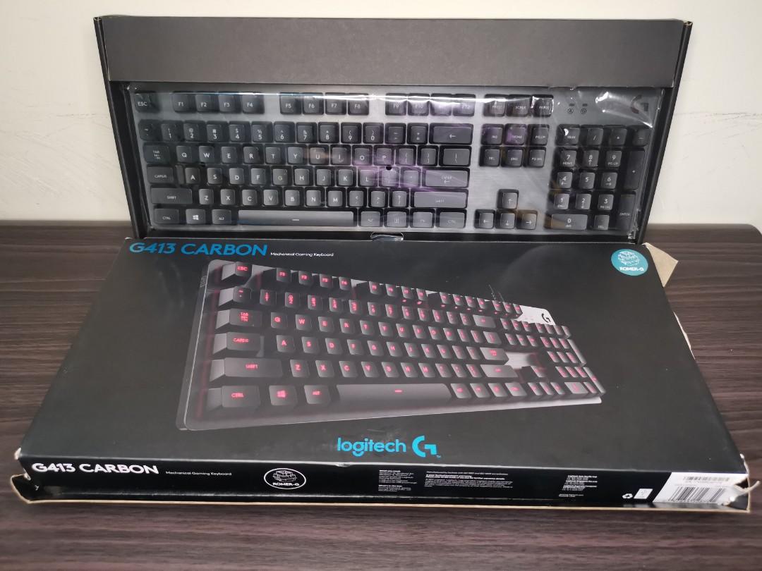 Logitech G413 Carbon Mechanical Gaming Keyboard, Computers & Tech ...