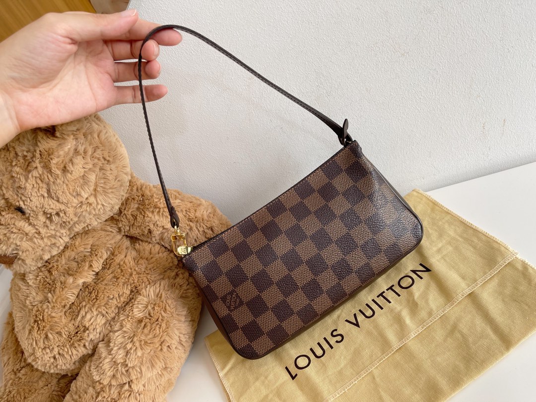 Louis Vuitton LV Vintage Navona Damier Shoulder Bag, Luxury, Bags ...