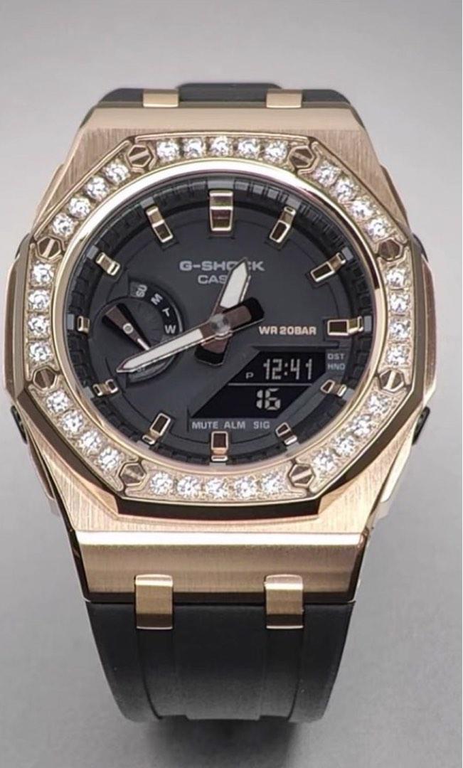 Luxury concept mod custom gshock quality crystal diamond mini g ...