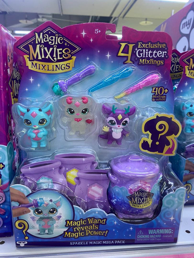 Magic Mixies Mixlings 四入閃亮魔法組 驚喜 夜光 變色, 家具及居家用品, 燈飾及風扇, 燈飾在旋轉拍賣