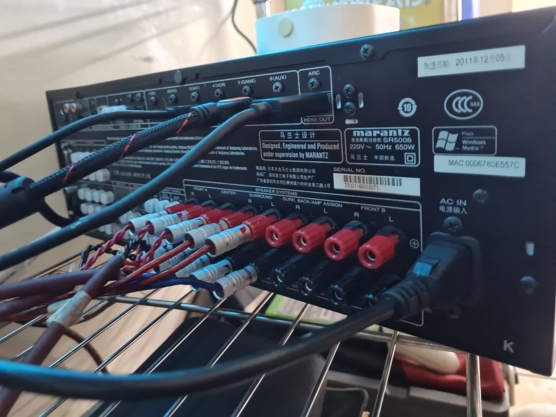 Marantz SR5006 7.2 220volt remote, box, Audio, Soundbars, Speakers ...