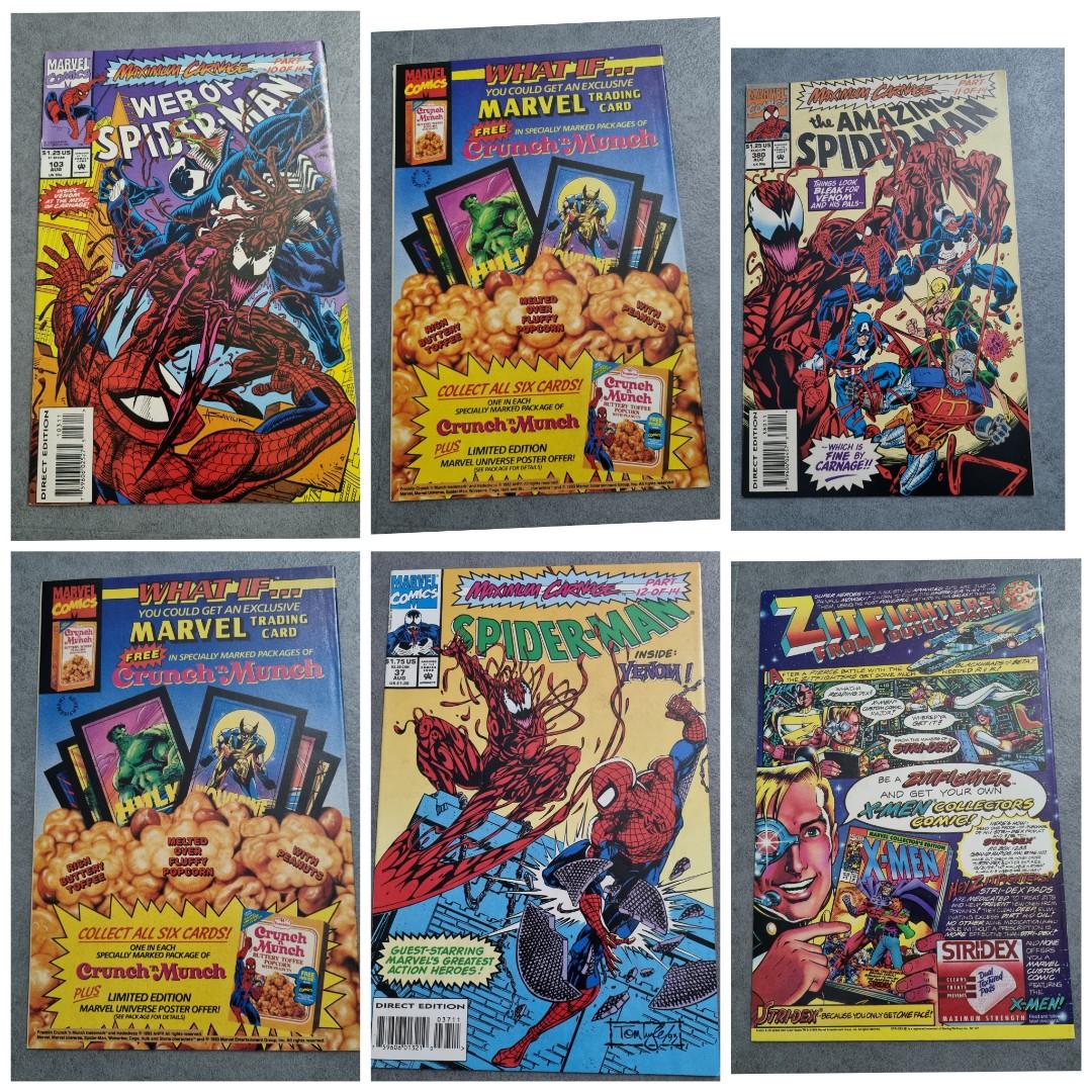 Marvel Comics: Spider-Man Maximum Carnage Complete Story Arc, Hobbies ...