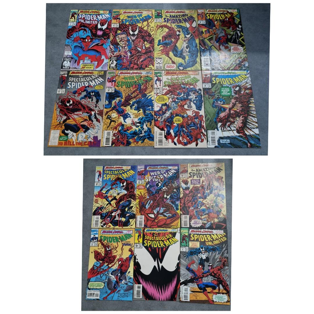 Marvel Comics: Spider-Man Maximum Carnage Complete Story Arc, Hobbies ...
