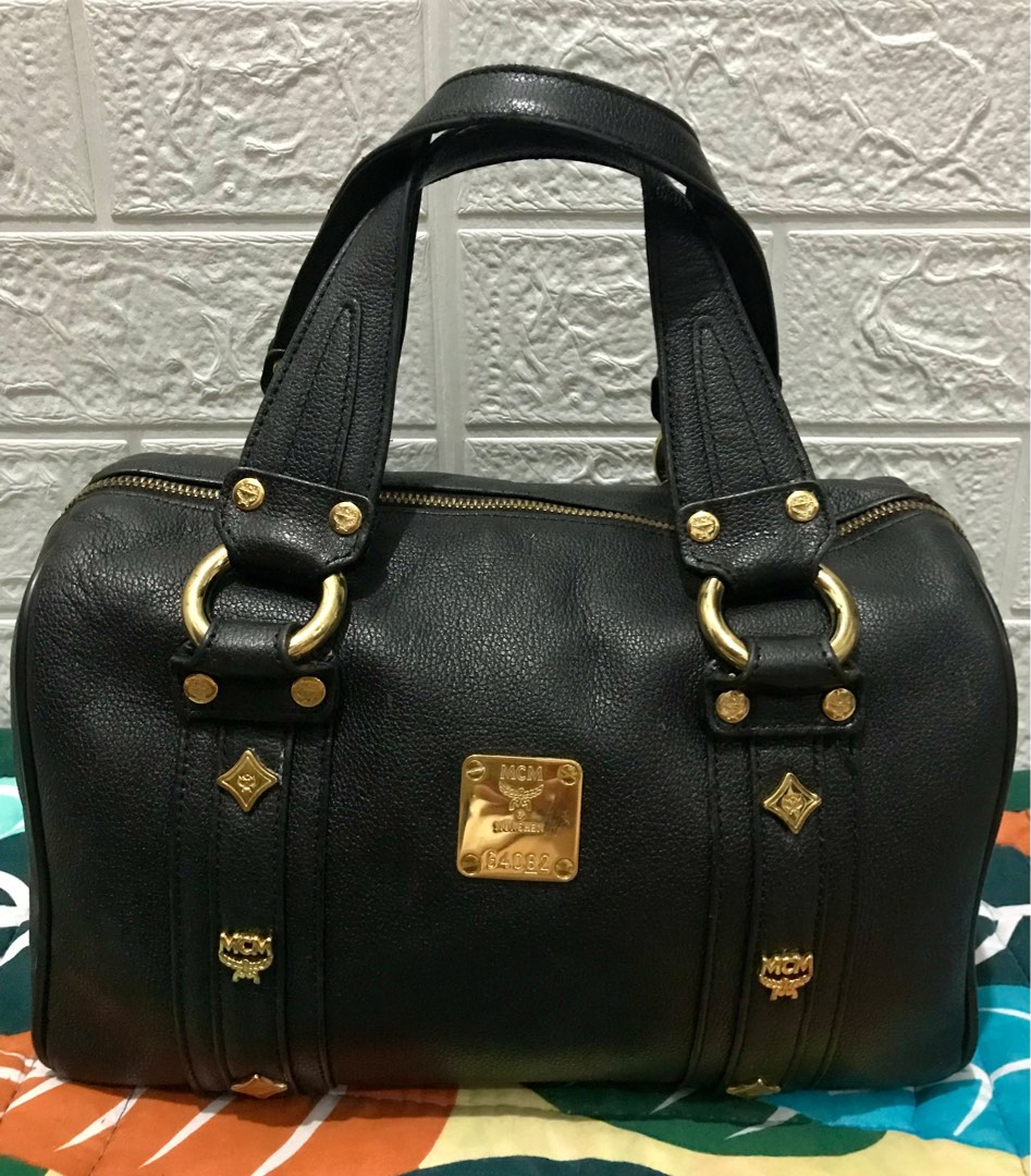 MCM BOSTON, Luxury, Bags & Wallets on Carousell