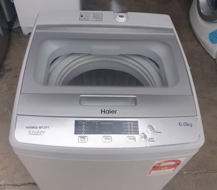 Mesin Basuh HAIER 6.0kg Washing Machine, TV & Home Appliances, Washing ...