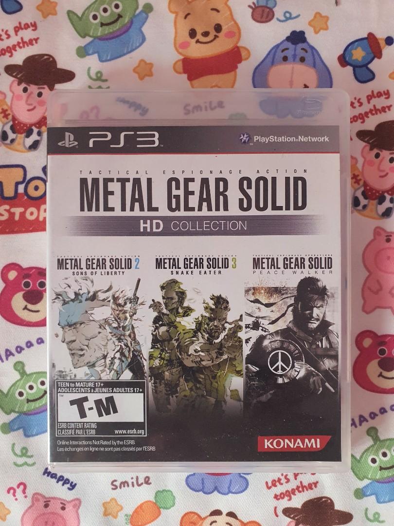 Metal Gear Solid HD Collection PS3 game, Video Gaming, Video Games ...