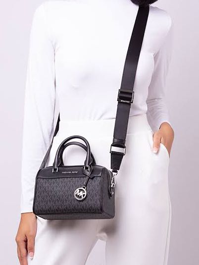AUTHENTIC Michael Kors Mini Duffle Crossbody Bag, Luxury, Bags ...