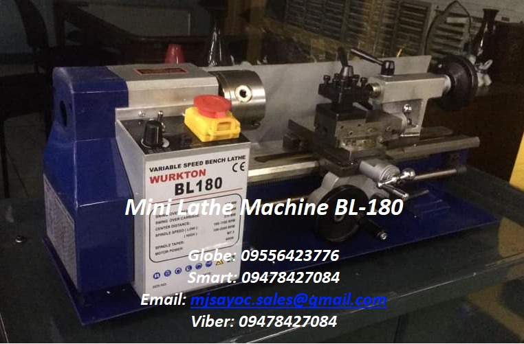 Mini Lathe Machine BL180, Commercial & Industrial, Construction Tools ...