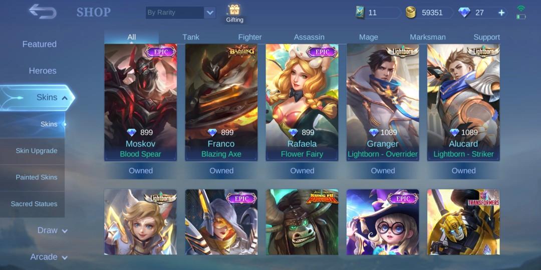 Mobile legends account, MLBB account, Video Gaming, Video Games, Others ...