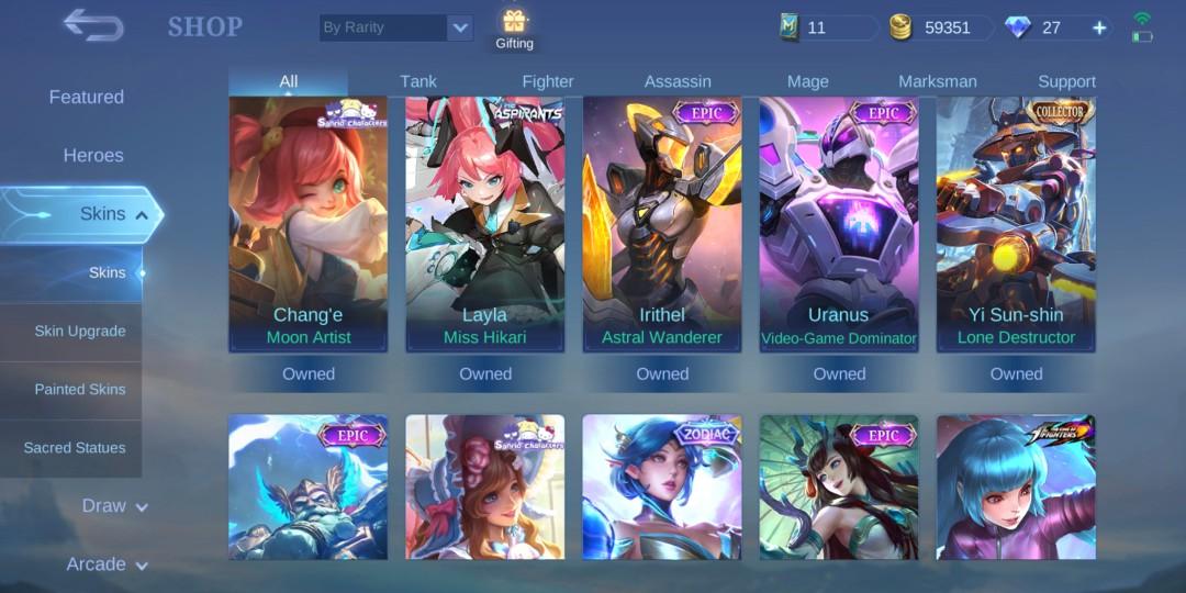 Mobile legends account, MLBB account, Video Gaming, Video Games, Others ...