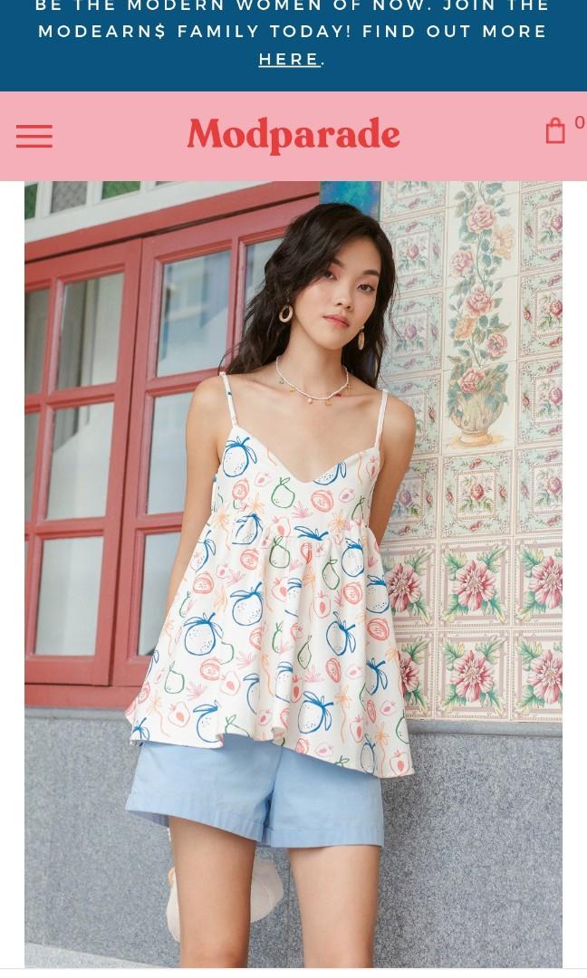 Mod Parade MOLLY TOP - DAILY FRESH, Women's Fashion, Tops, Sleeveless on Carousell