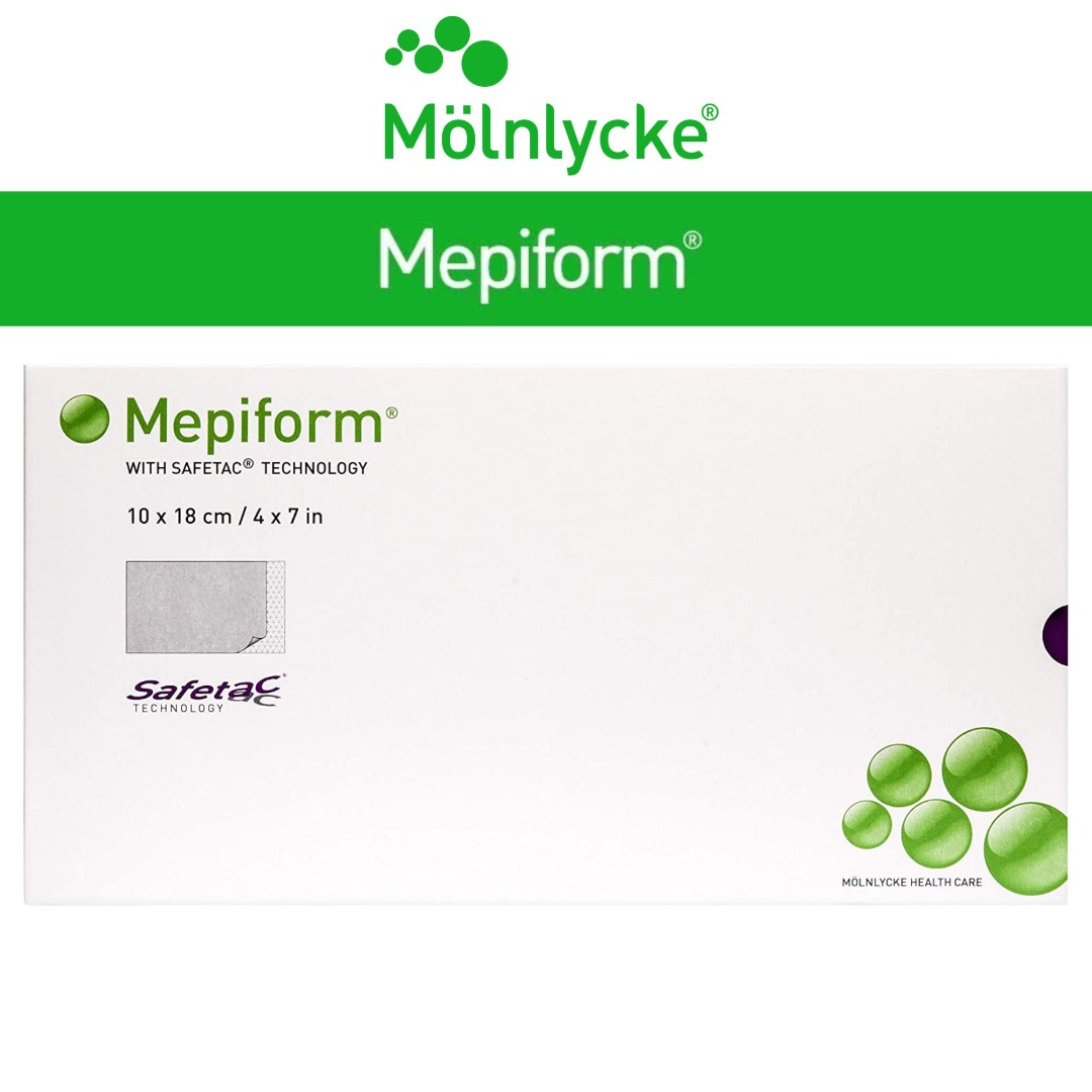 MOLNLYCKE Mepiform Self-Adherent Scar Reduction Care Dressing with Soft ...