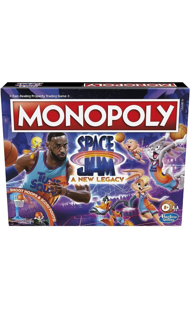 Monopoly Space Jam, Hobbies & Toys, Toys & Games on Carousell