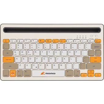 Moomoo bluetooth wireless remote keyboard for computer pc macbook laptop ipad ios android ...