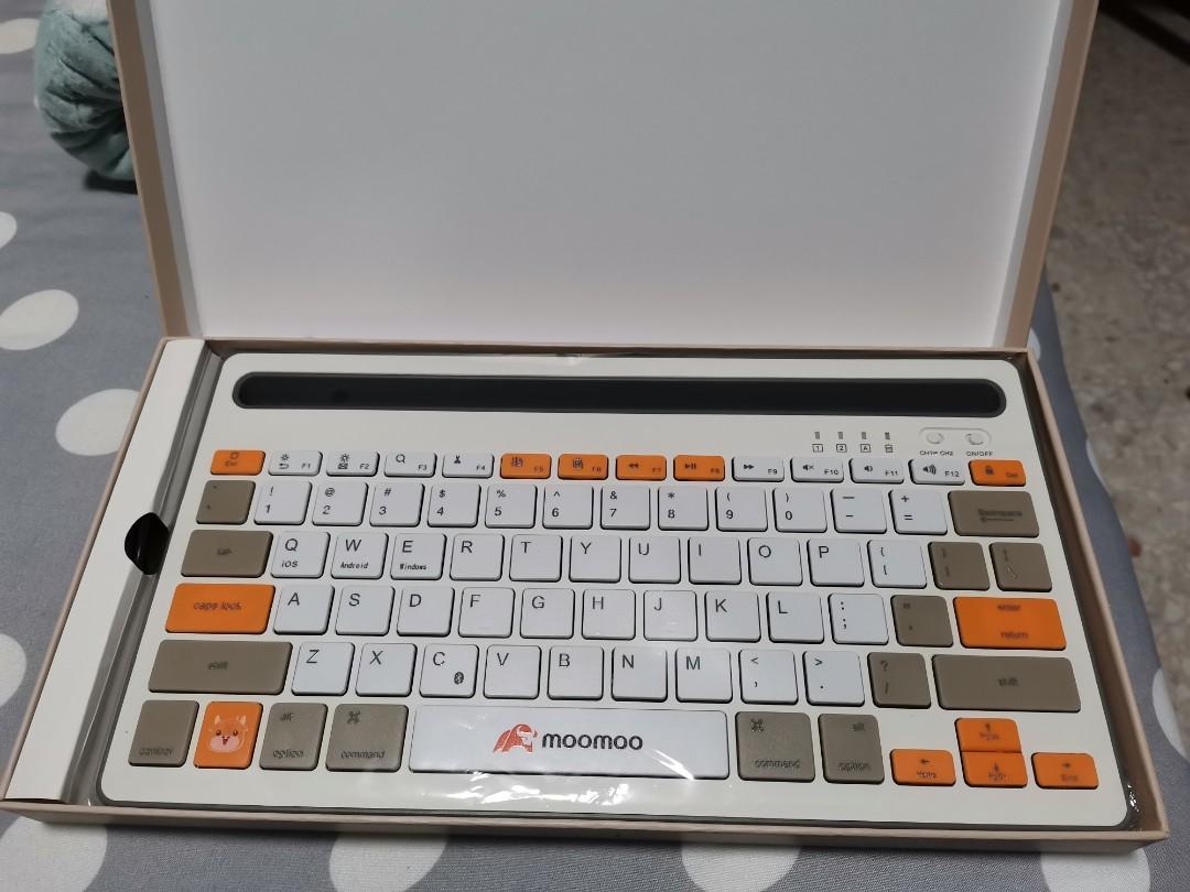 MooMoo Bluetooth keyboard, Computers & Tech, Parts & Accessories ...