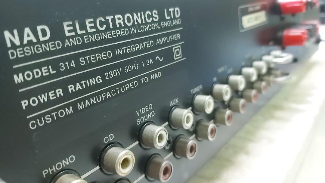 NAD 314 Stereo Integrated Amplifier, Audio, Soundbars, Speakers ...