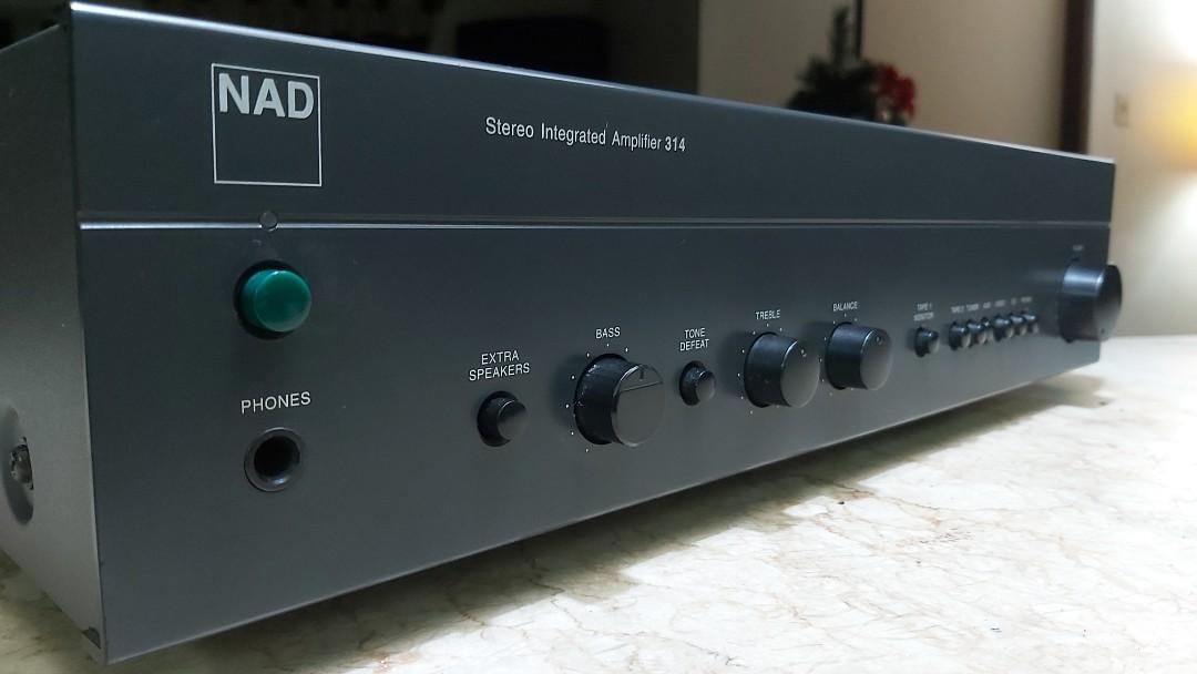 NAD 314 Stereo Integrated Amplifier, Audio, Soundbars, Speakers ...