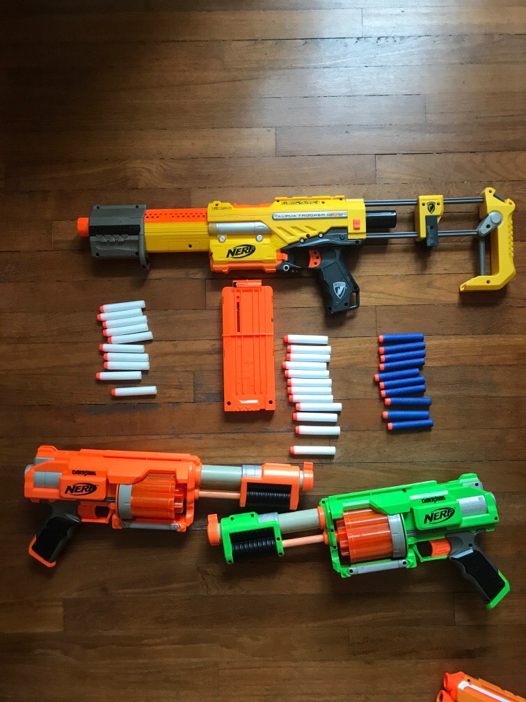 Nerf guns, Hobbies & Toys, Toys & Games on Carousell