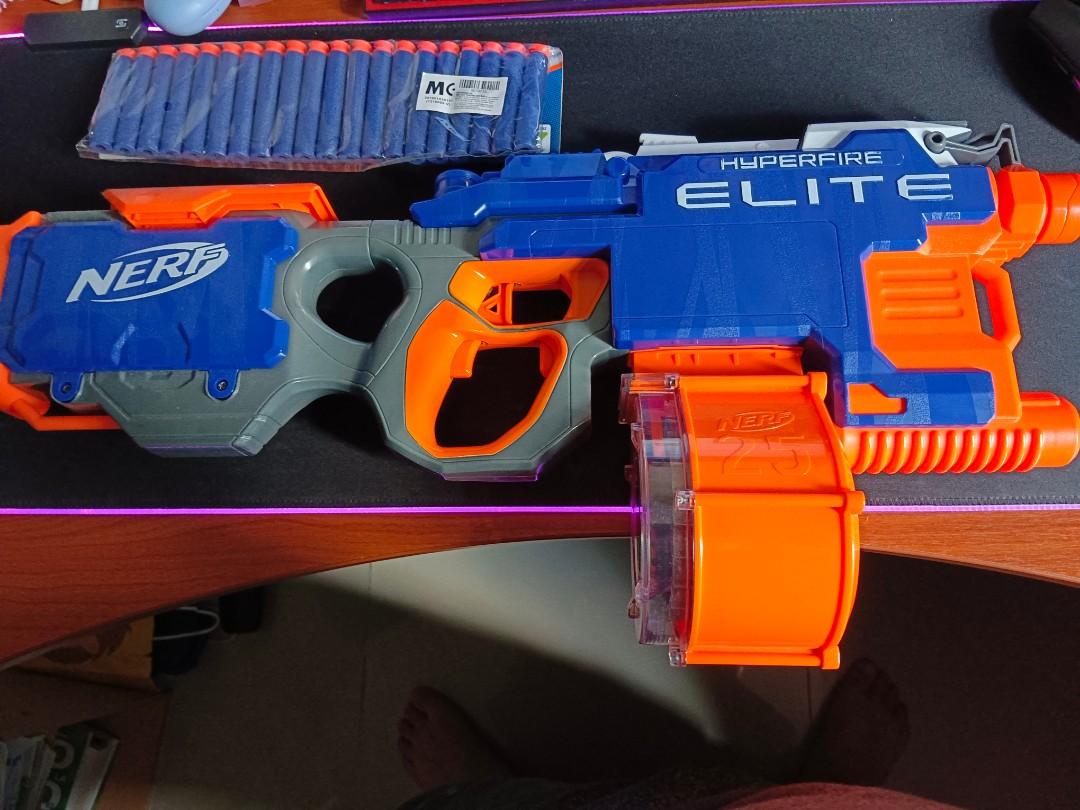 Nerf hyperfire with bullets, Hobbies & Toys, Toys & Games on Carousell
