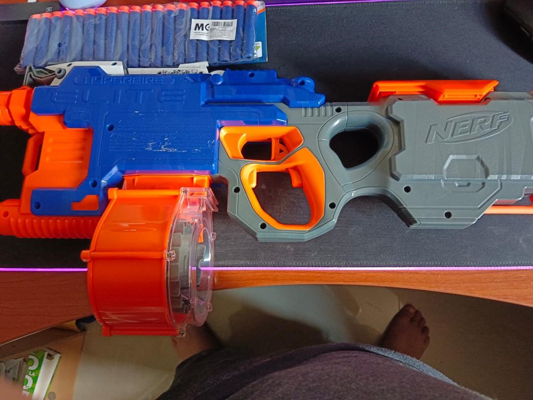 Nerf hyperfire with bullets, Hobbies & Toys, Toys & Games on Carousell