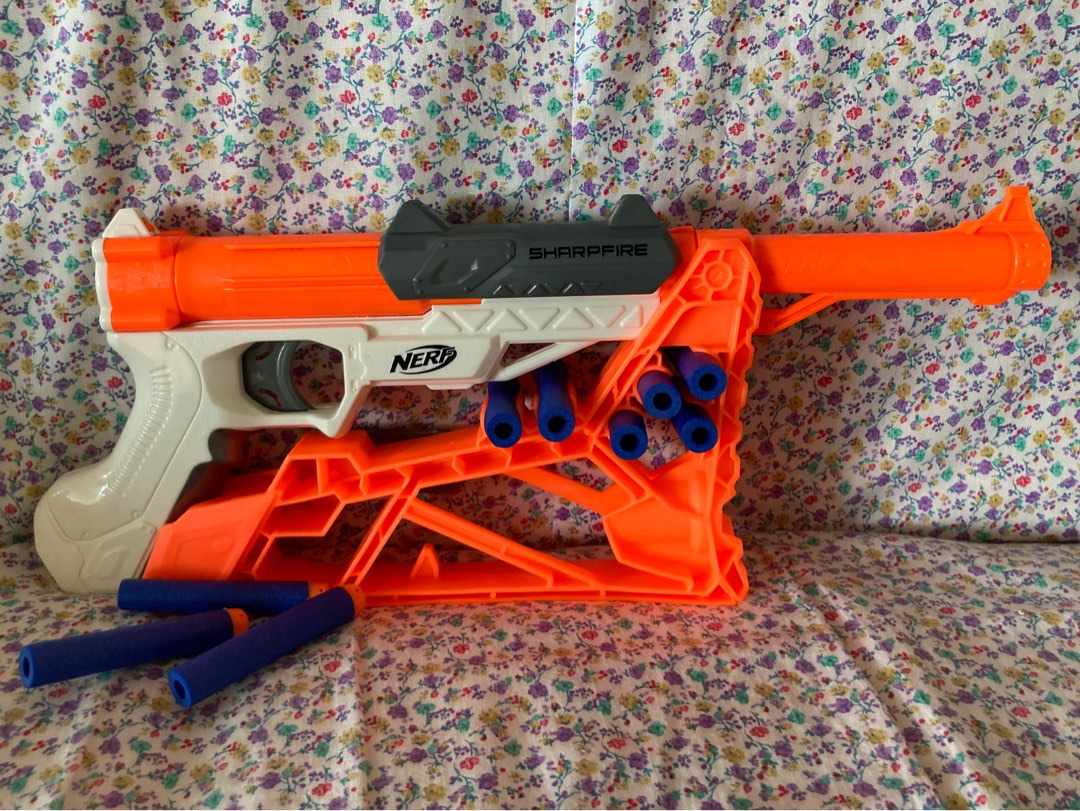 Nerf N-Strike SharpFire, Hobbies & Toys, Toys & Games on Carousell