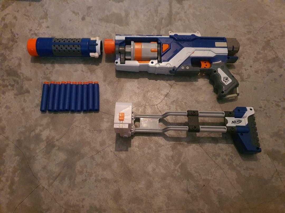 Nerf Spectre Rev-5 (Bullets and attachments included), Hobbies & Toys ...