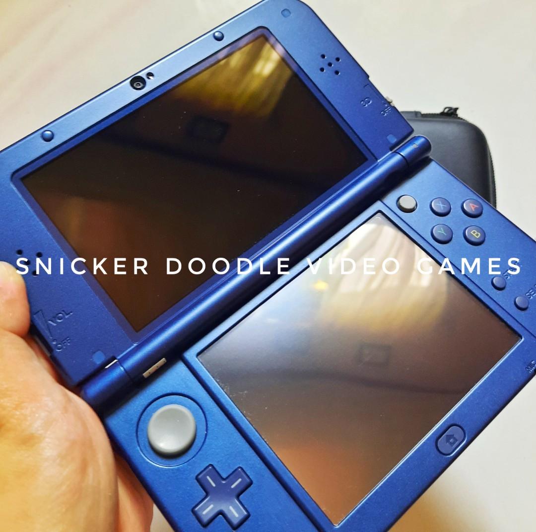 New Nintendo 3DS XL Metallic Blue NON CFW, Video Gaming, Video Game ...