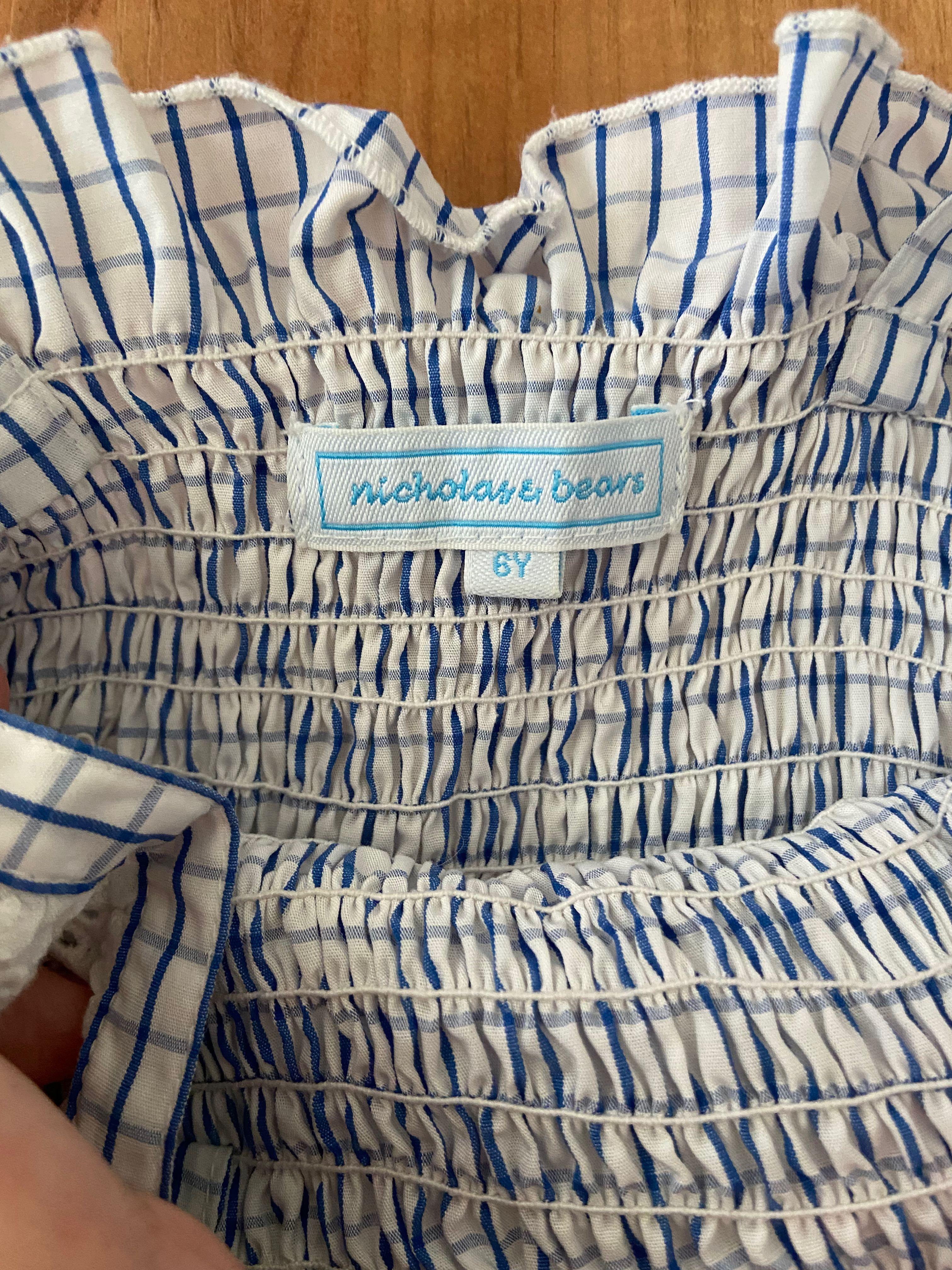 Nicholas and Bears kids maxi dress with eyelet trims, Babies & Kids ...