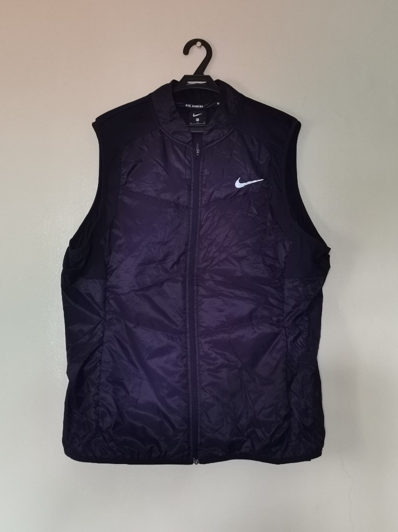 Nike Running puffer vest, Men's Fashion, Tops & Sets, Vests on Carousell
