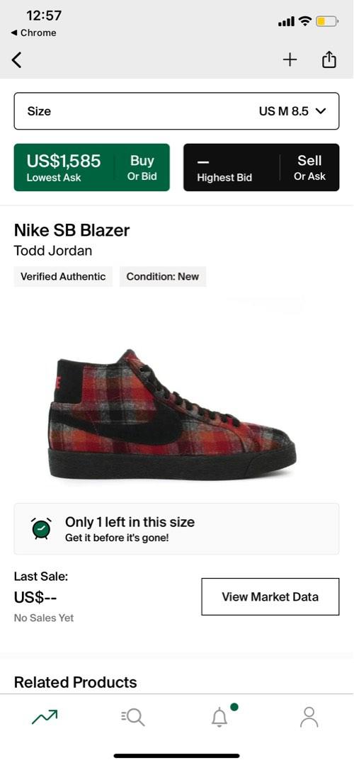 nike sb blazer todd jordan, Men's Fashion, Footwear, Sneakers on Carousell