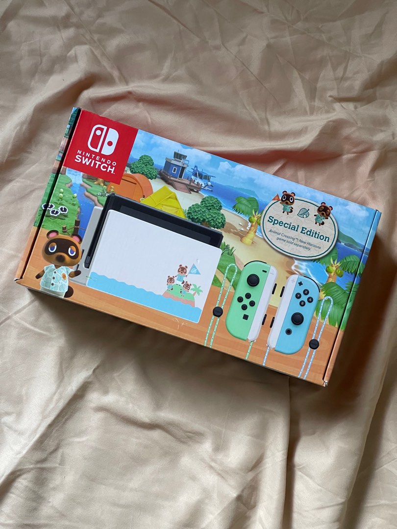 Nintendo Switch: Animal Crossing Edition (With Ringfit and Accesories ...
