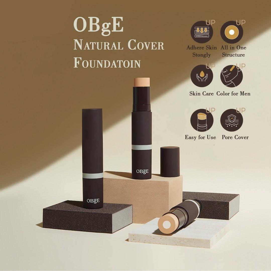 OBGE Men Natural Cover Foundation Concealer, Beauty & Personal Care, Face, Makeup on Carousell