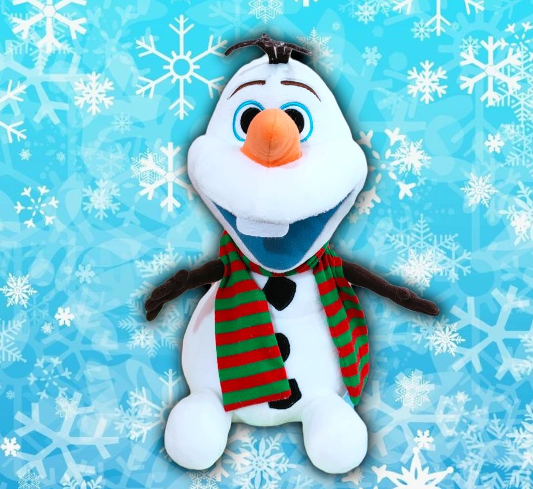 Olaf with Scarf Stuffed Toy, Hobbies & Toys, Toys & Games on Carousell