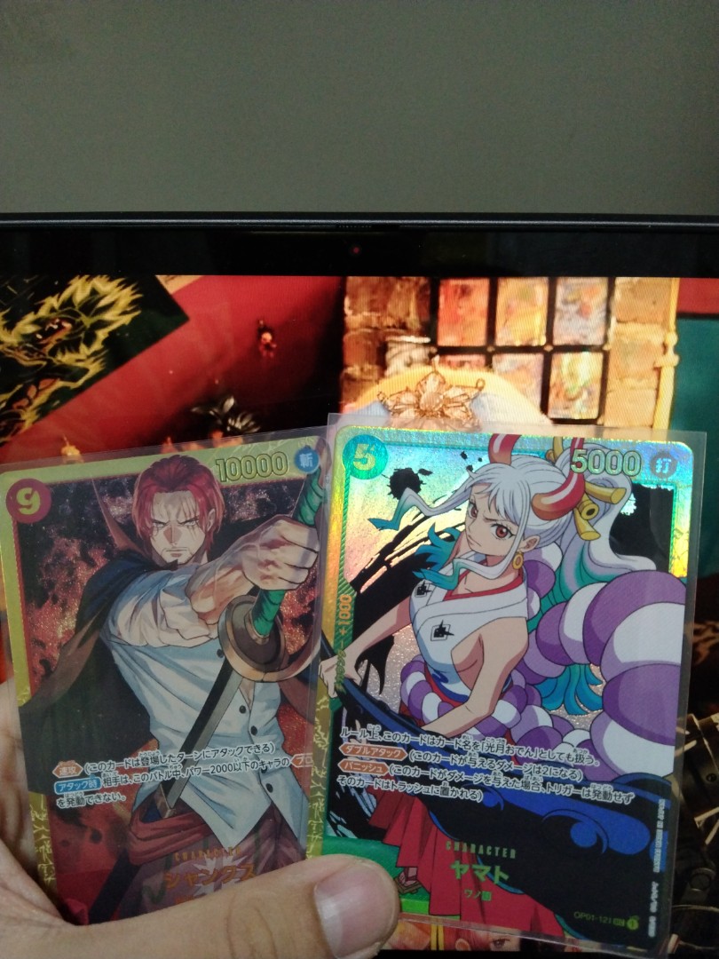 ONE PIECE OP01 SEC SHANKS & YAMATO, Hobbies & Toys, Toys & Games on ...